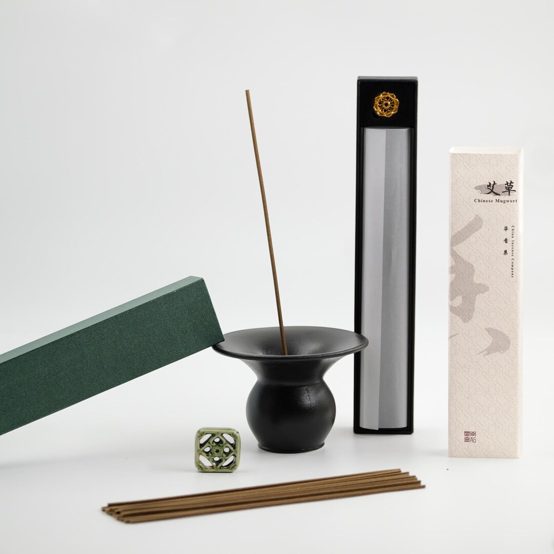 Chinese Mugwort Incense Repel Mosquitos Insects A Box of 40 Natural ...