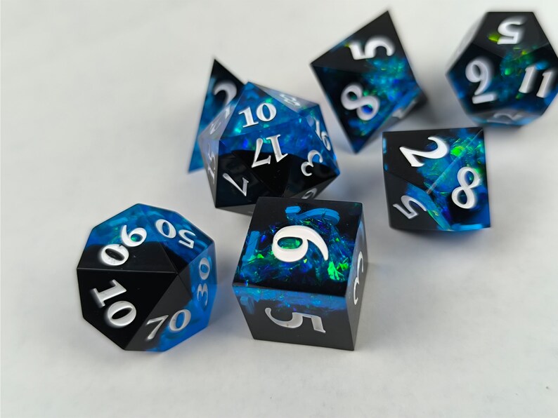 Dungeons and Dragons Tabletop Role Playing Game Polyhedral Dice Set - Etsy