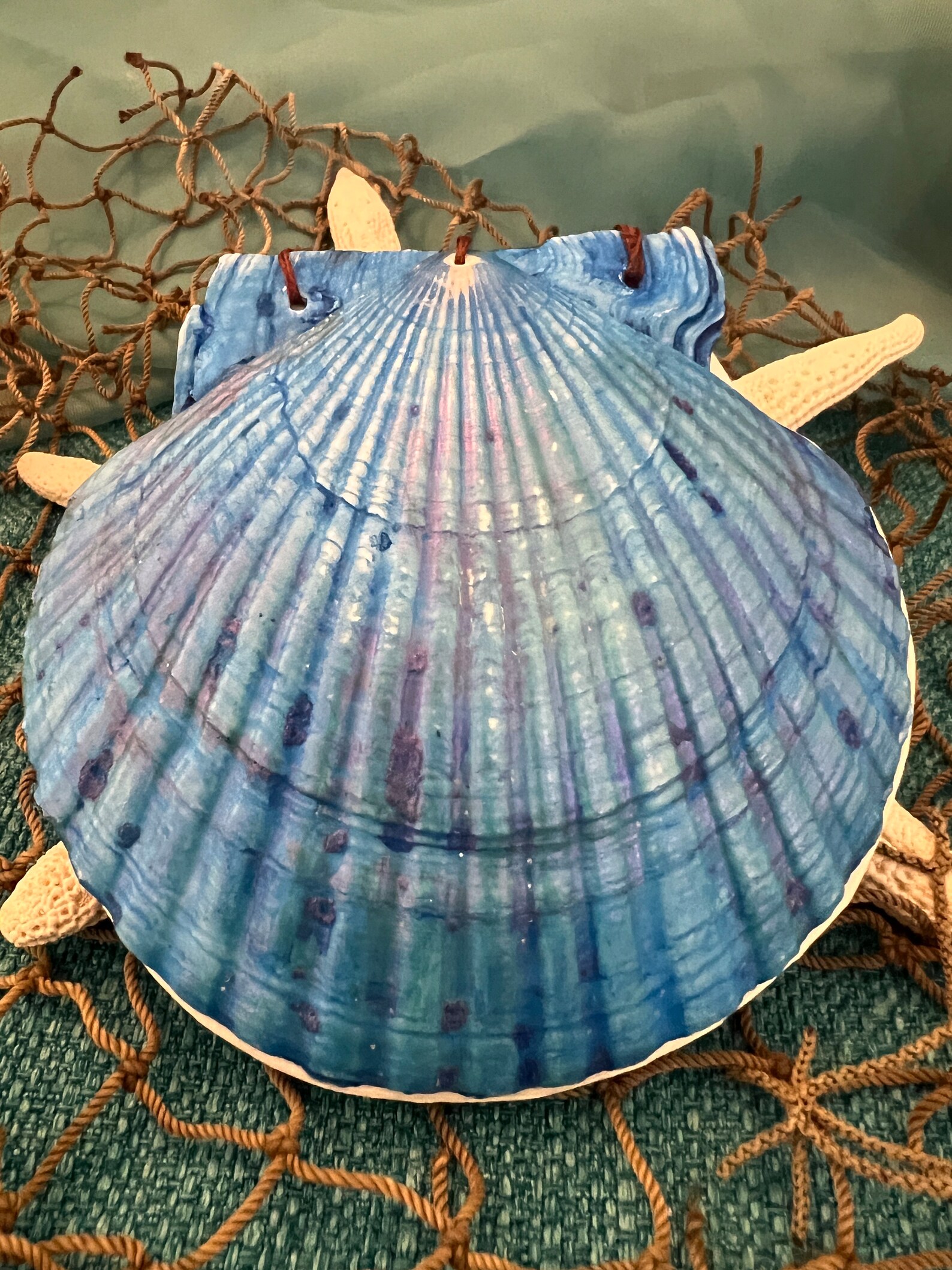 Natural Scallop Seashell Art Journal / Blank Watercolor Paper ...