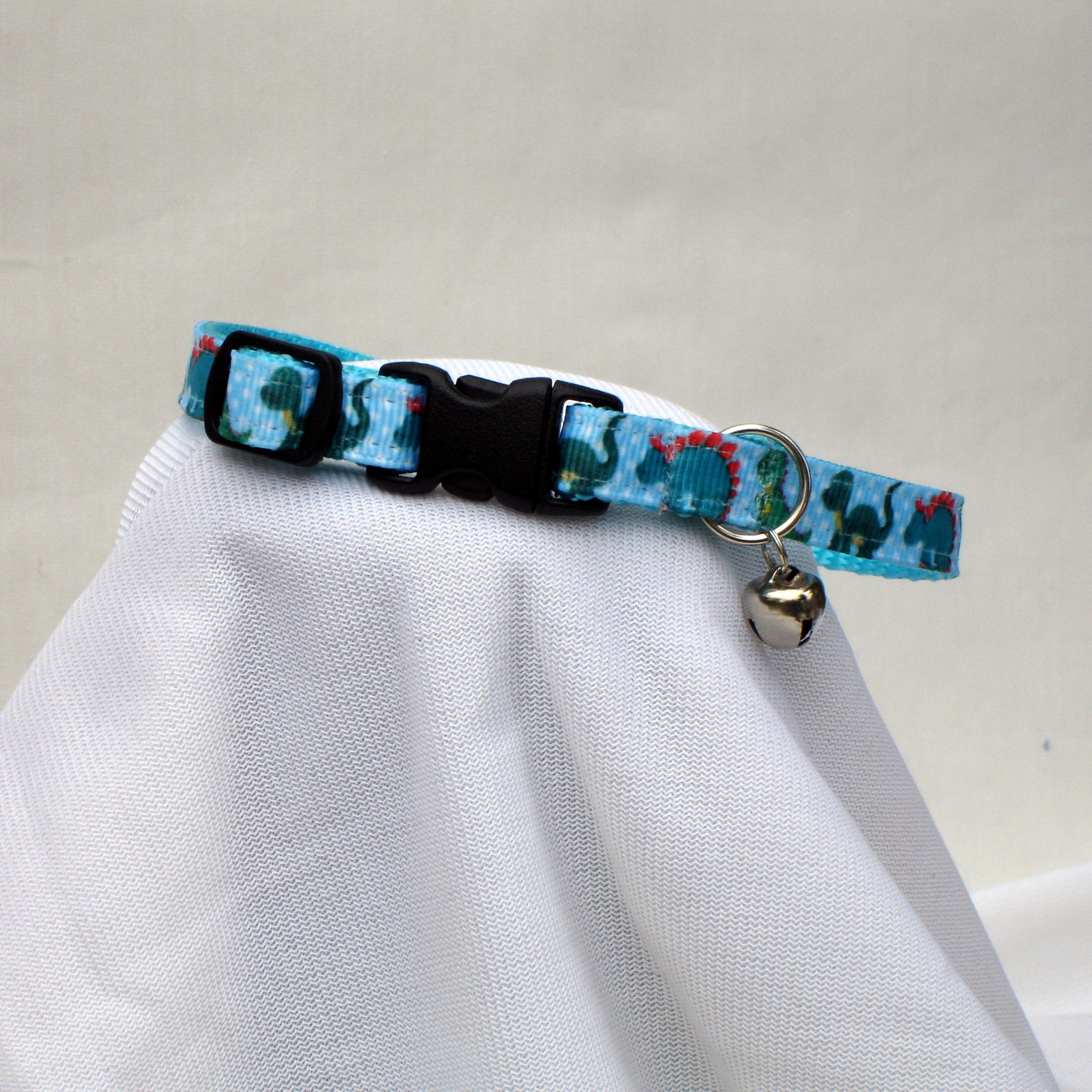 Dinosaur Cat Collar, T Rex Cat Collar, Safety Breakaway Buckle, 3/8 ...