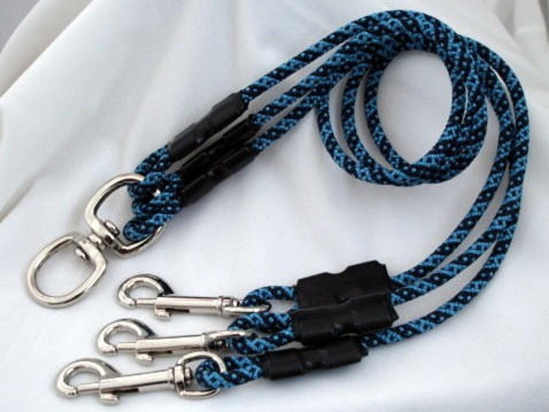 Dog Leash for 3 Medium or Large Dogs, Splitter, Triple Leash Set, 6mm ...