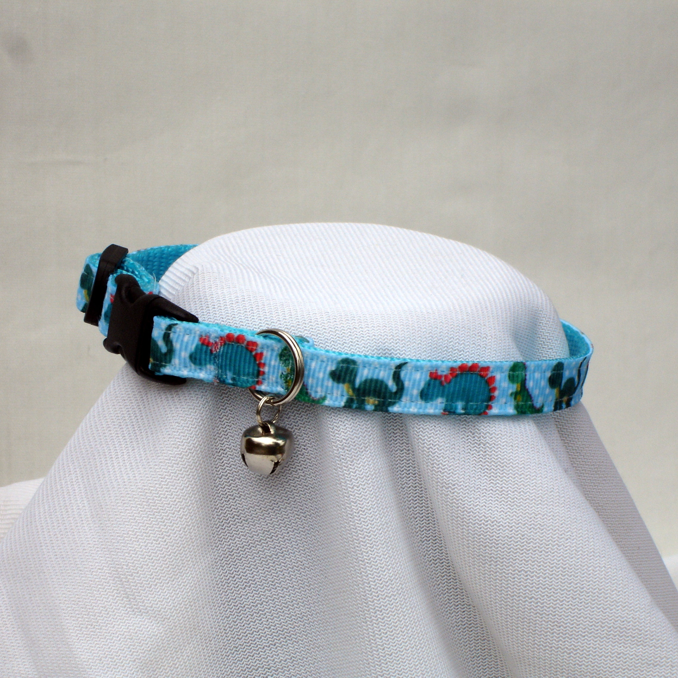 Dinosaur Cat Collar, T Rex Cat Collar, Safety Breakaway Buckle, 3/8 ...