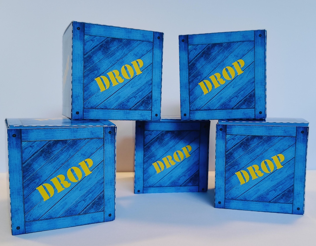 Favor Box Gaming Drop Box DJ Medical Birthday Party, Themed Favor Boxes ...