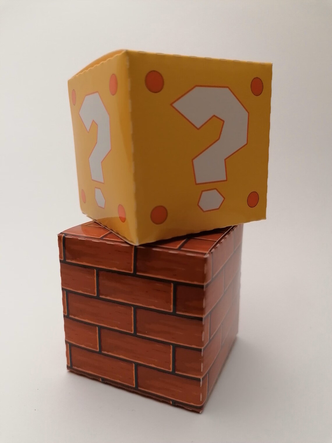 DIY File Template Printable| Inspired Super Mario Brick and Question ...