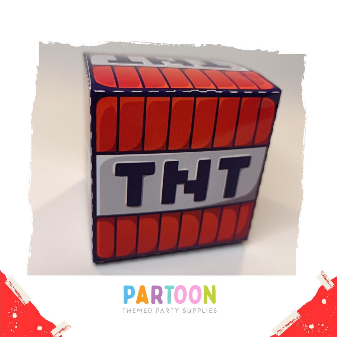 DIY File Template Printable Box TNT Drop Treat Box Birthday Decoration ...