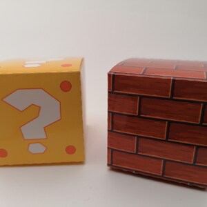 DIY File Template Printable| Inspired Super Mario Brick and Question ...
