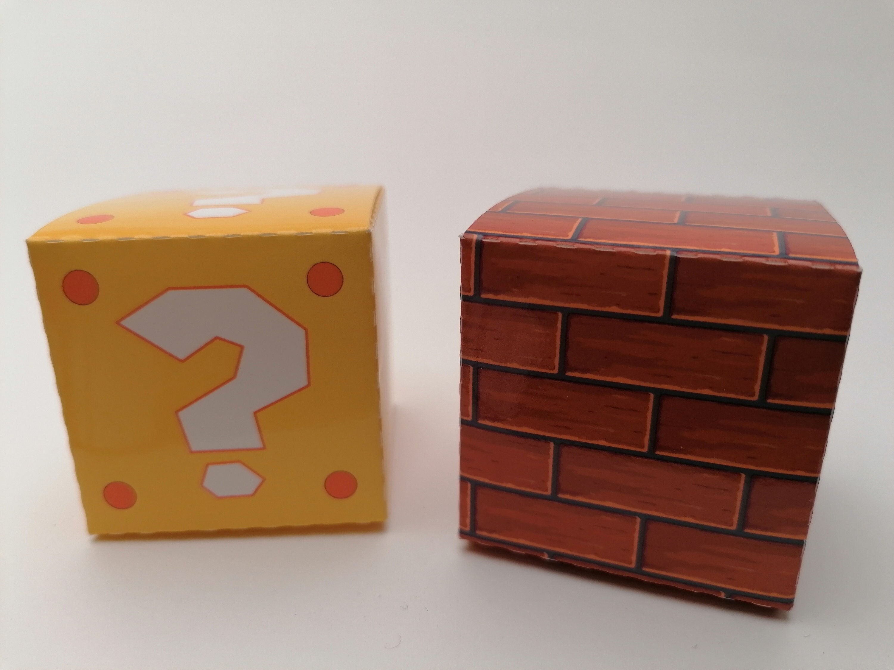 DIY File Template Printable| Inspired Super Mario Brick and Question ...