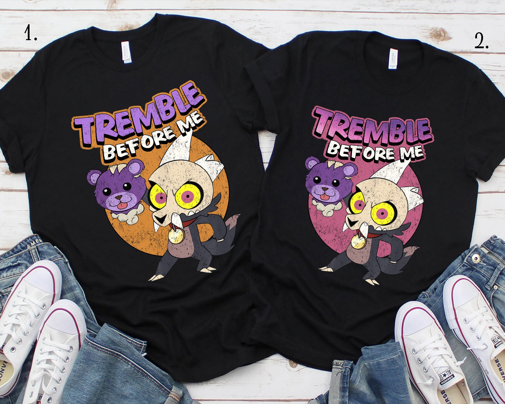 Retro Tremble Before Me Shirt, The Owl House King T-shirt, Disney Trip ...