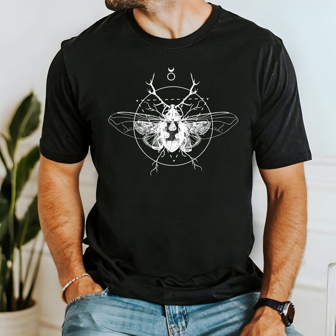 Beetle Insect T-shirt, Cernunnos Horned God Shirt, Witchy Gift, Wicca ...