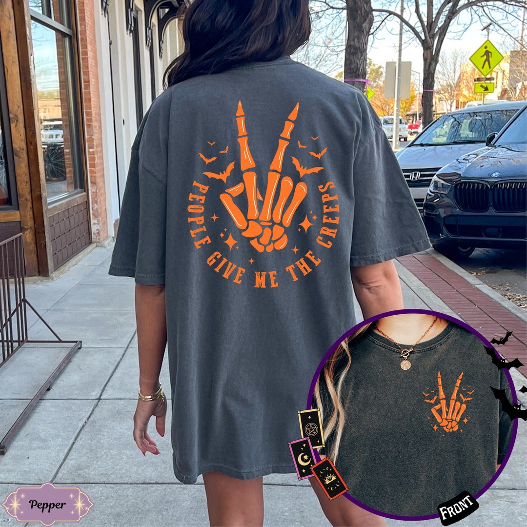 People Give Me the Creeps Shirt, Halloween Shirt, Spooky Gift for Men ...