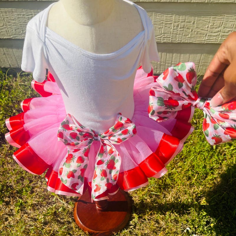 Strawberry Tutu - Etsy