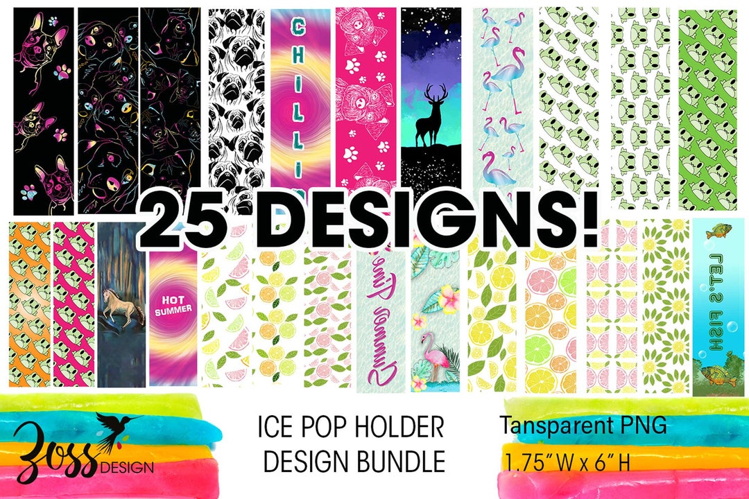 Ice Pop Holder | Popsicle Holder | Sublimation Designs |png File - Etsy