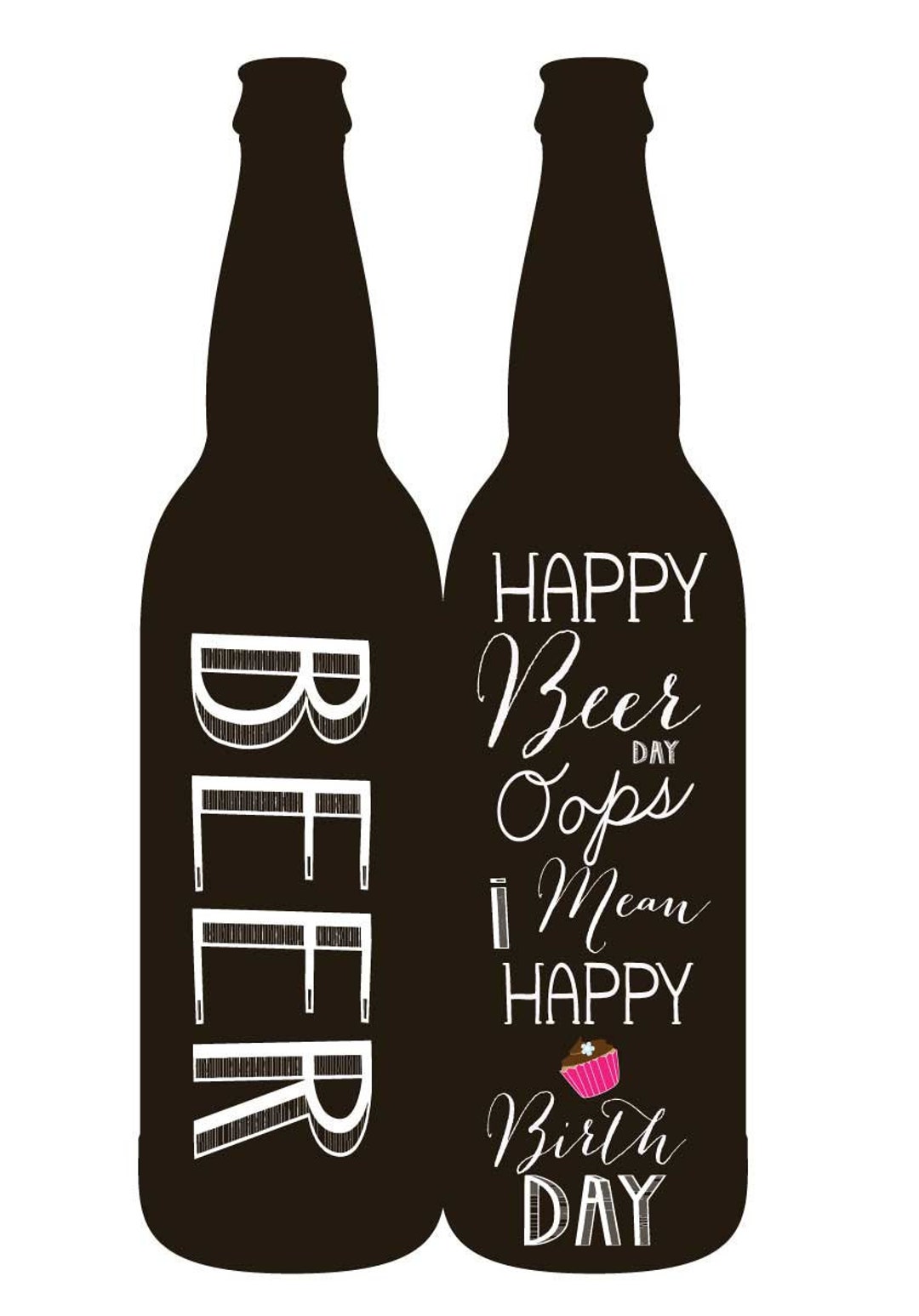 Happy Beer Day Card Svg Cut File, Silhouette Design Studio File - Etsy