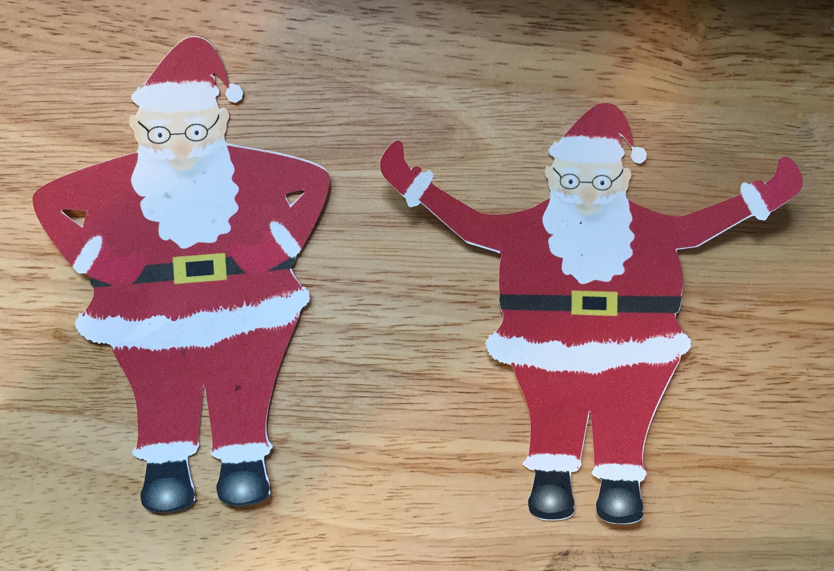 Print and Cut Santa Cut File, SVG File, Silhouette Cameo File, Cricut ...