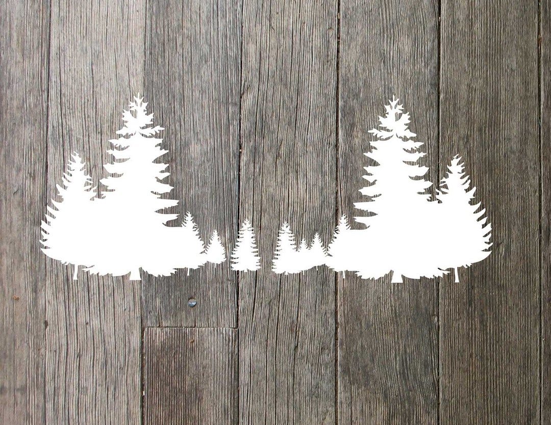 Treeline Pines Digital Download Graphic and Cut Files - Etsy