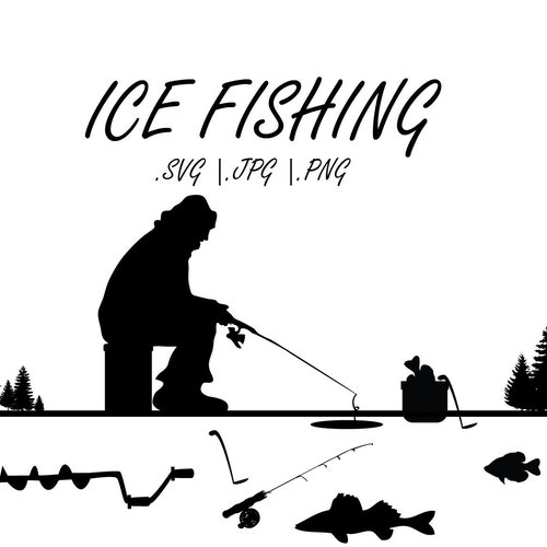 Minnesota Ice Fishing Decal | Etsy
