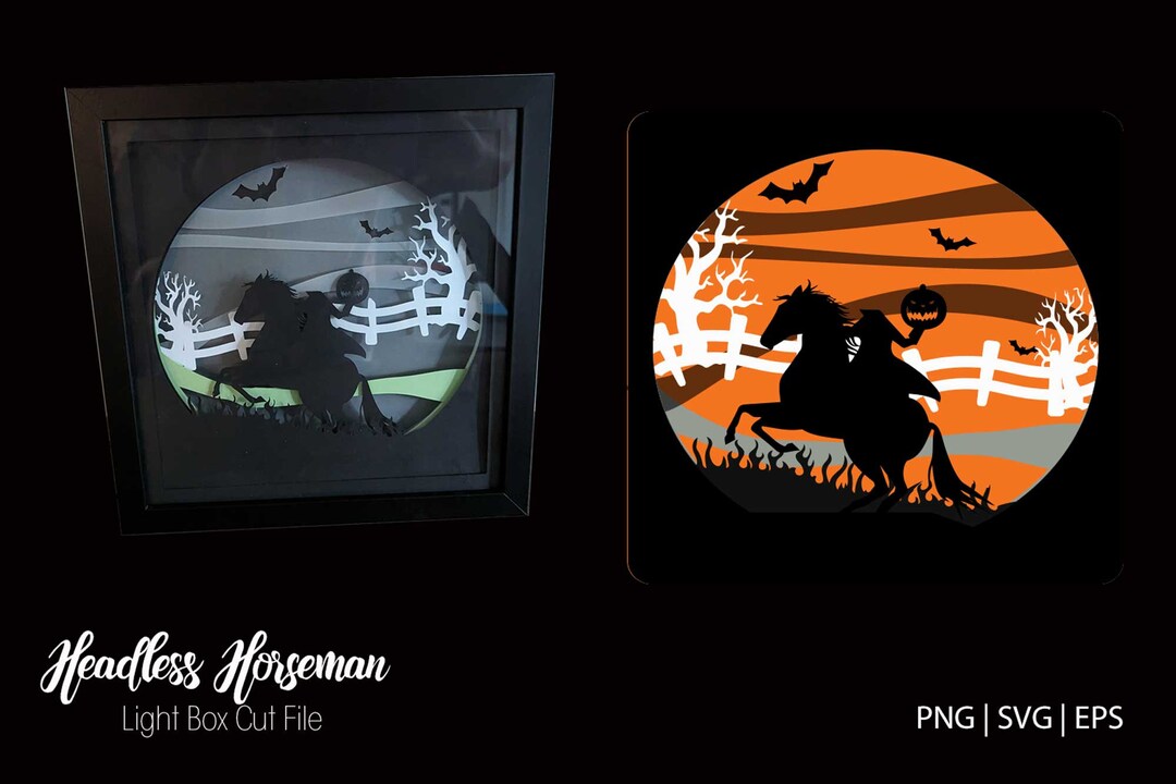 Headless Horseman Halloween | SVG| Digital Cut File| PNG| - Etsy