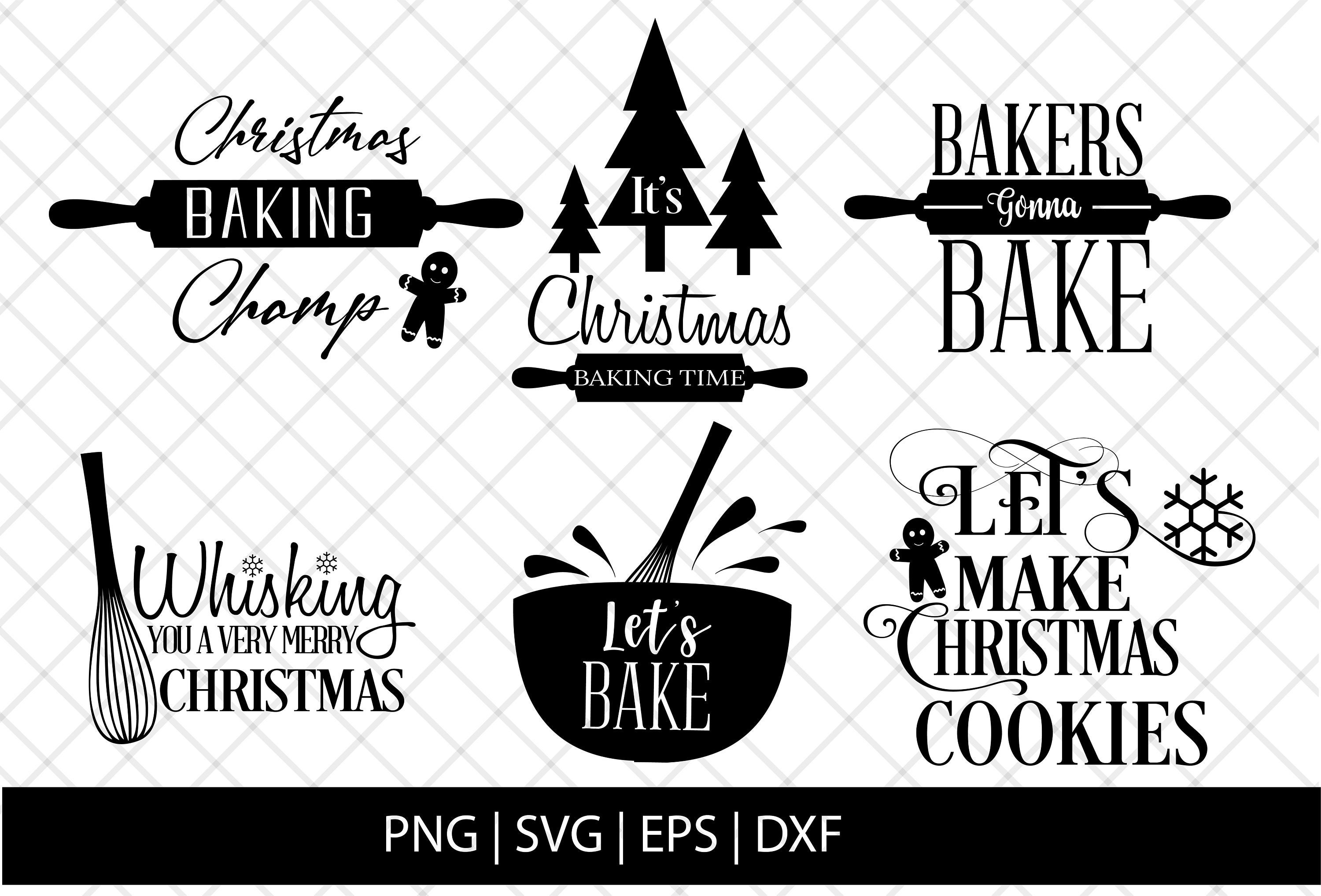 Christmas Baking SVG Cut Files | Pot Holder Designs| Baking Svg Files ...