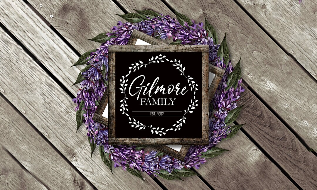 Farmhouse Monogram Graphic File | Custom Monogram Graphic | Jpg | PNG ...