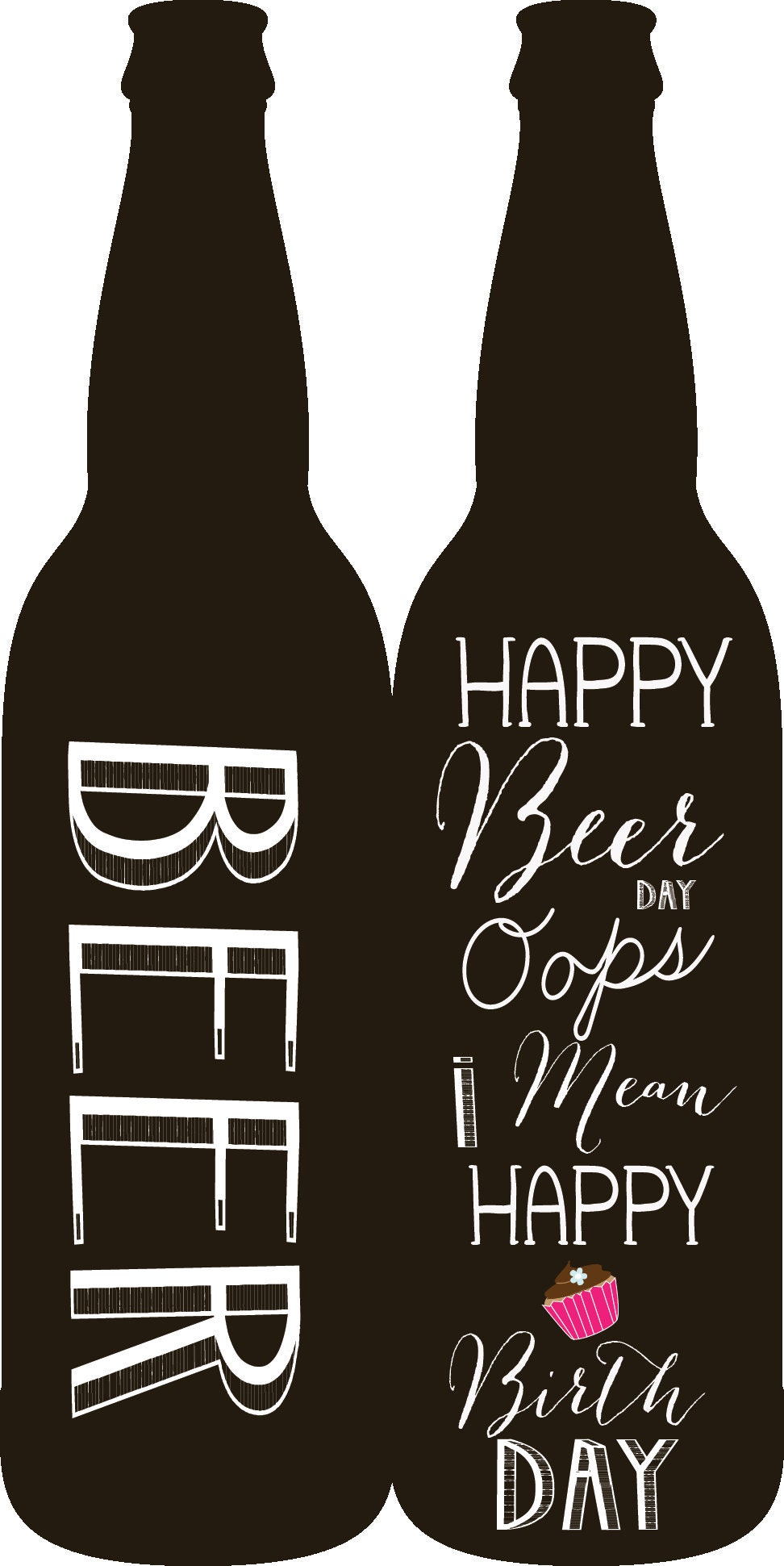 Happy Beer Day Card Svg Cut File, Silhouette Design Studio File - Etsy