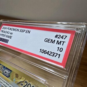 Custom Graded Labels for Standard Slab Frames | Trading Cards, Birthday ...
