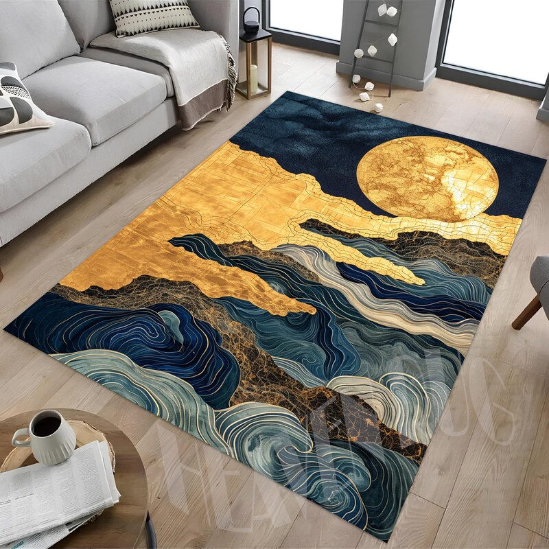 Japanese Design Area Rugs - Etsy