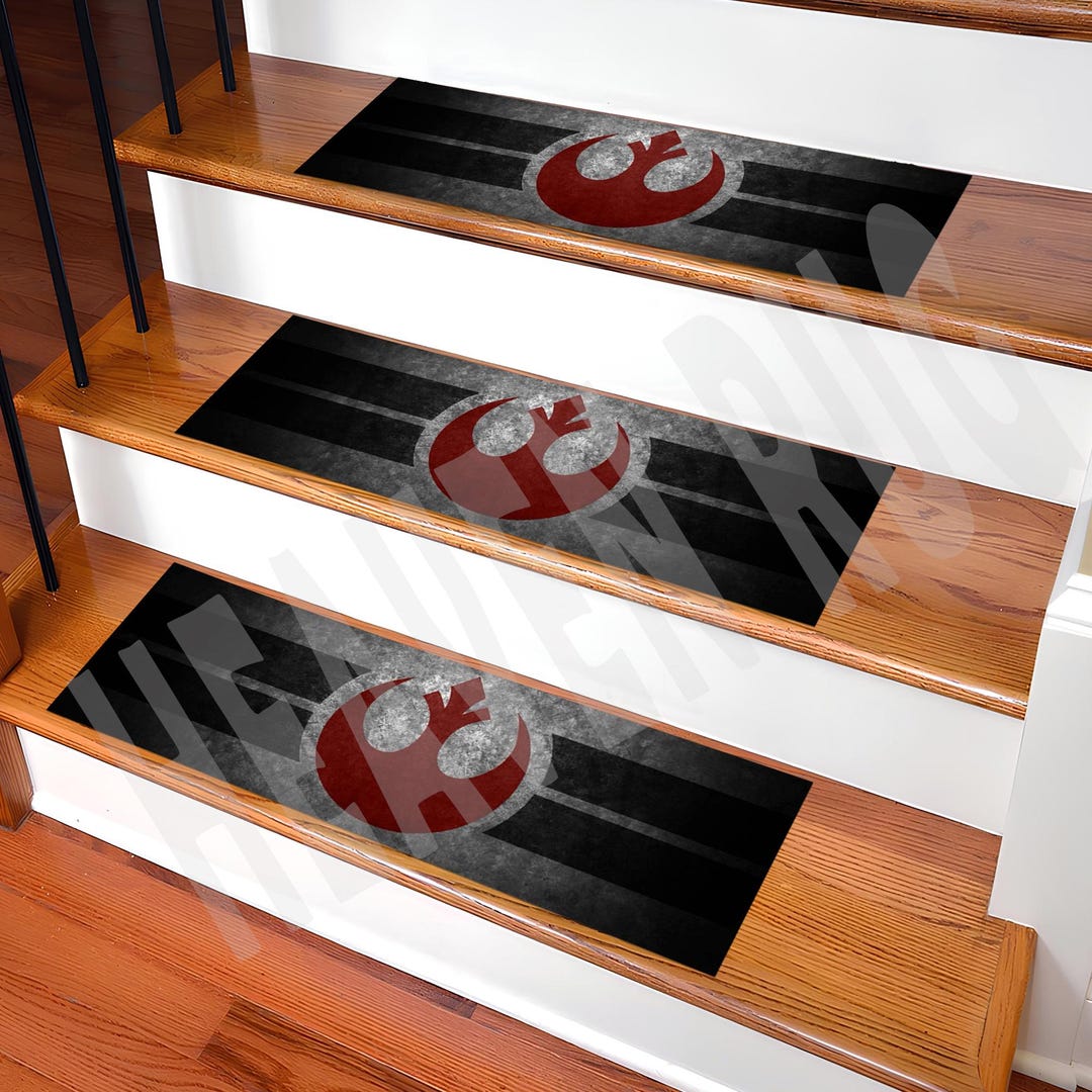 Star Wars Stair Rug, Rebel Alliance Stair Rug, Stair Movie Rug, Jedi ...