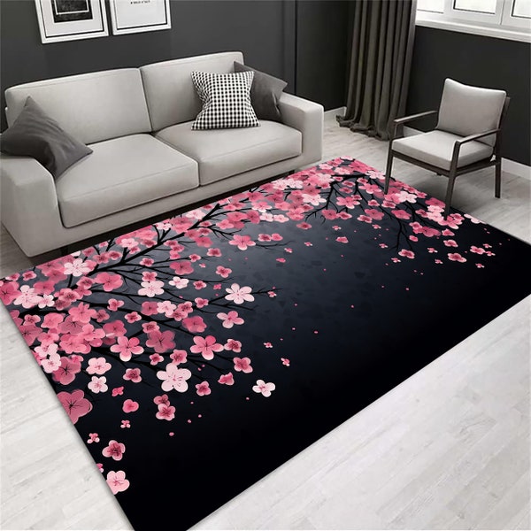 Cherry Blossom Rug - Etsy
