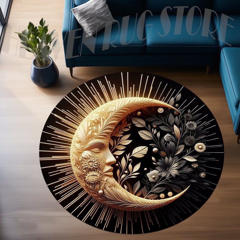 Half Moon Rug - Etsy