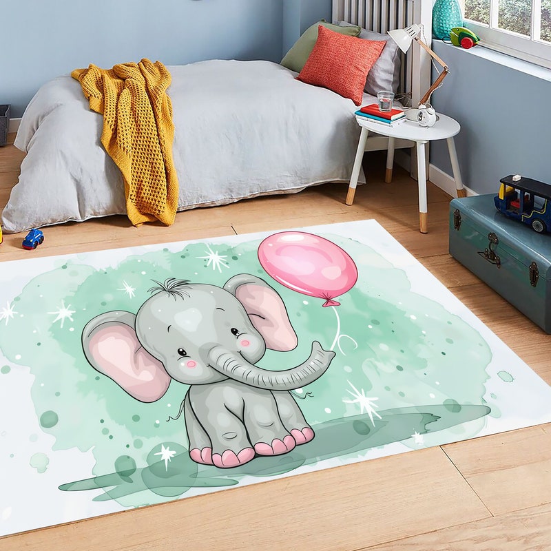 Elephant Rug - Etsy
