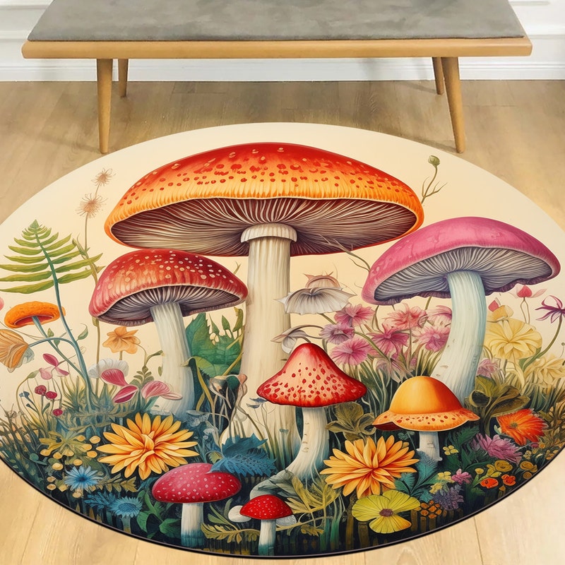 Colorful Mushrooms - Etsy