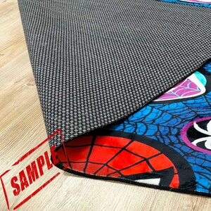 Spider Man Rug, Spider Man Pattern Rug, Kids Room Rug, Spider Man Area ...