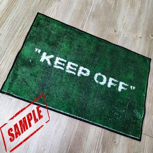 Wet Grass Style Keep off Area Rug, Keep off Rug, Keep Off, the Keep off ...