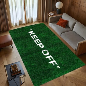 Wet Grass Style Keep off Area Rug, Keep off Rug, Keep Off, the Keep off ...