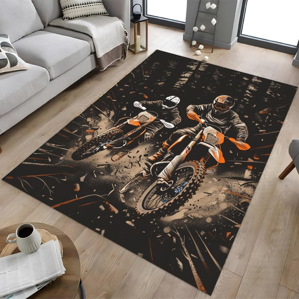Motorcycle Rug - Etsy