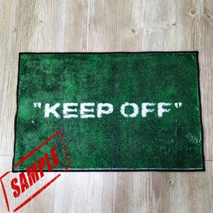 Wet Grass Style Keep off Area Rug, Keep off Rug, Keep Off, the Keep off ...