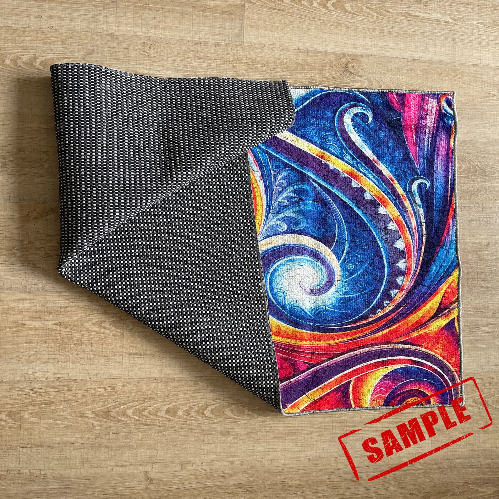 Red Black and Gold Marble Rug, Red and Black Design Marble Rug, Marble ...