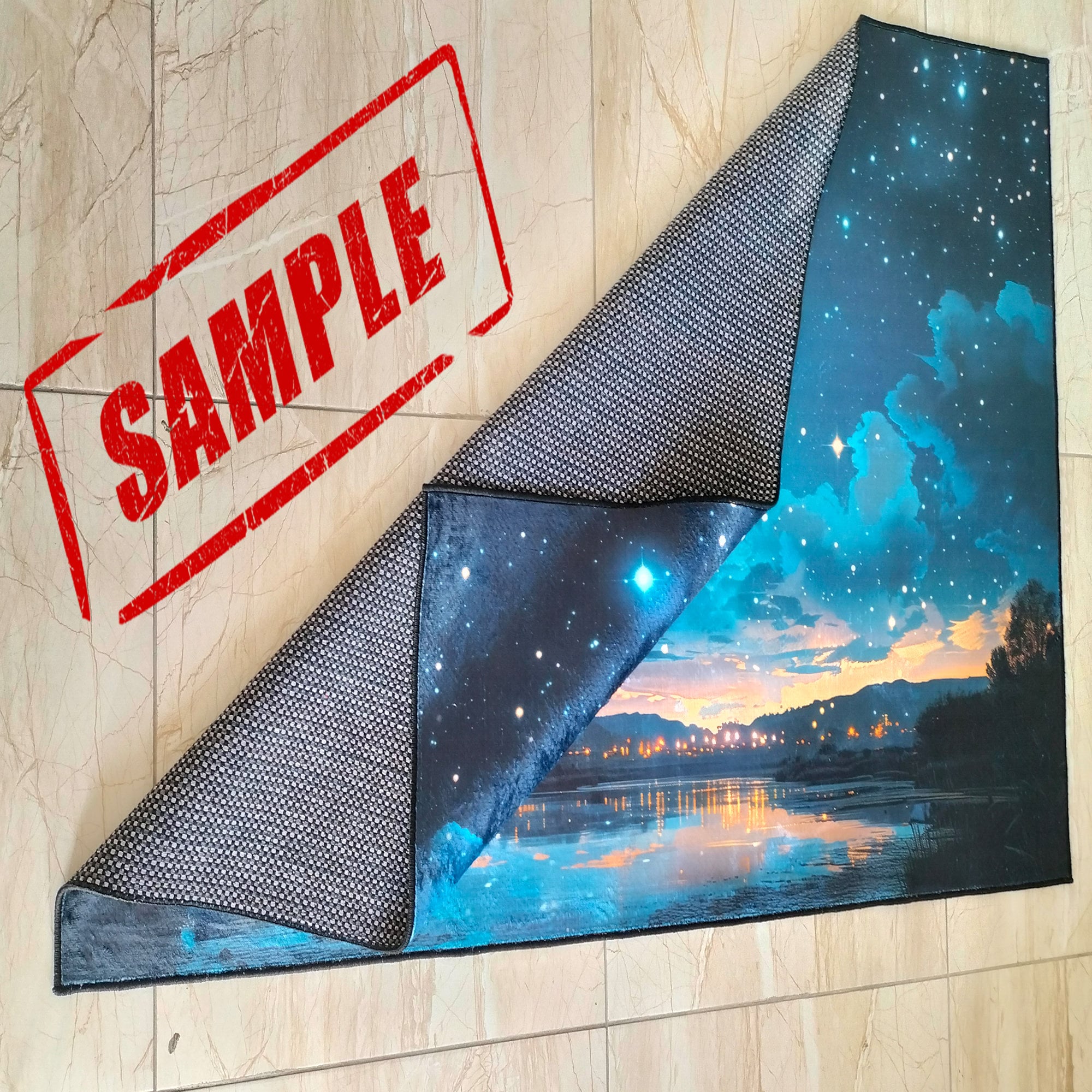 Sea Shell Rug, Teal and Violet Colors Shell Rug, Nautical Decor Rug ...