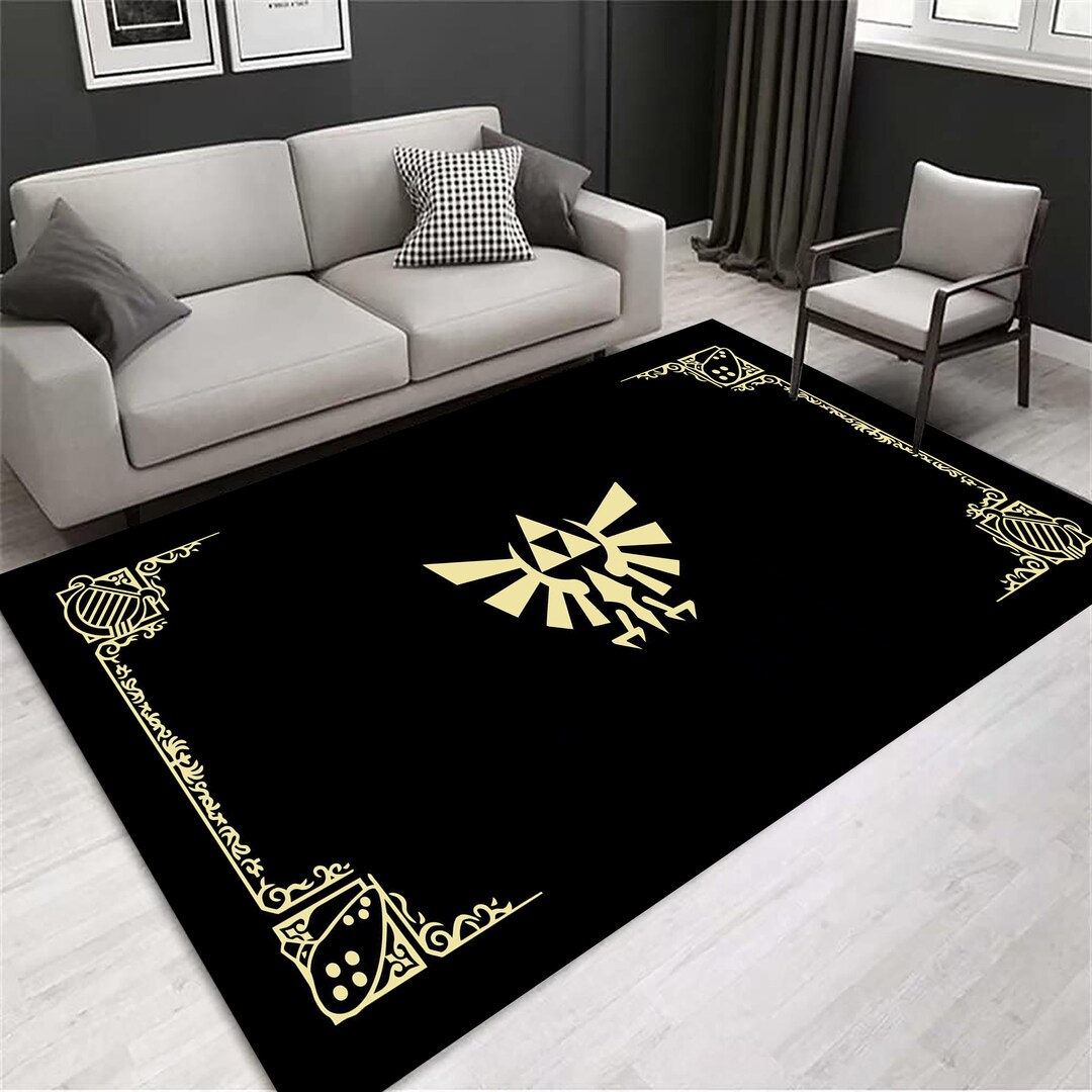 Zelda Logo Rug, the Legend of Zelda Rug, Zelda Rug, Zelda Themed Rug ...