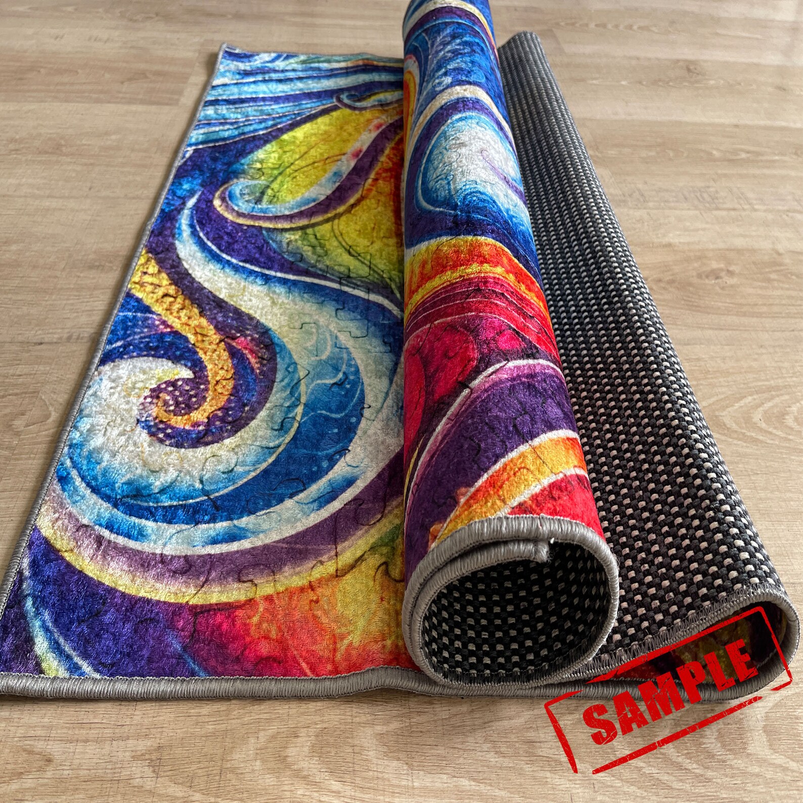 Silhouette Guitar Rug Guitar Design Rug Town Rug Music Room Rug