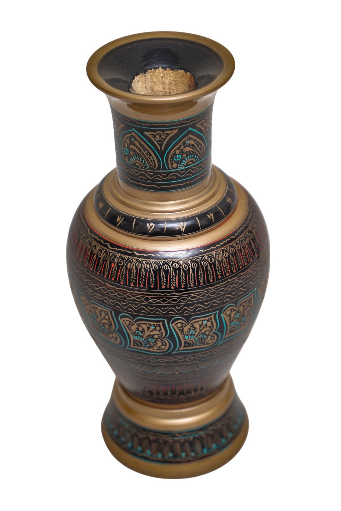 Flower Vase Handcrafted and Handpainted Rosewood - Etsy