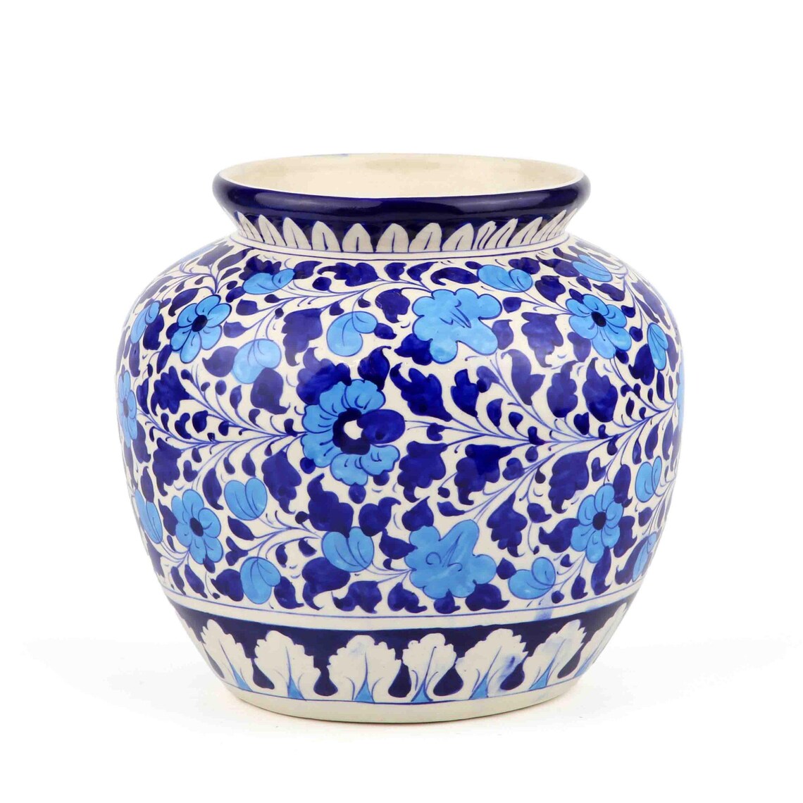 Ceramic Flower Pot Handpainted and Handmade - Etsy