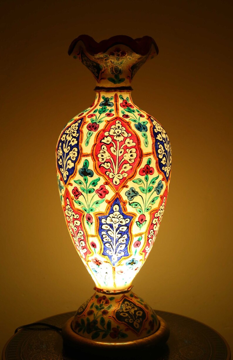 Camel Skin Illuminated Vase and Lamp - Etsy