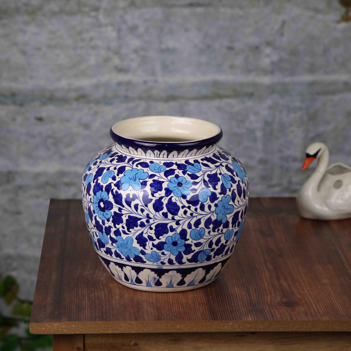 Ceramic Flower Pot Handpainted and Handmade - Etsy