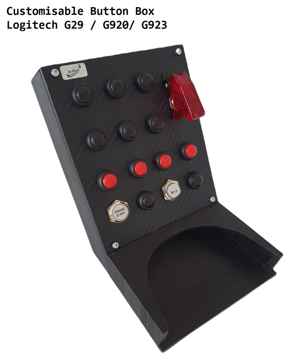 Button Box for Logitech G29/G920/G923 Shifter ETS2 ATS Sim Racing Truck ...