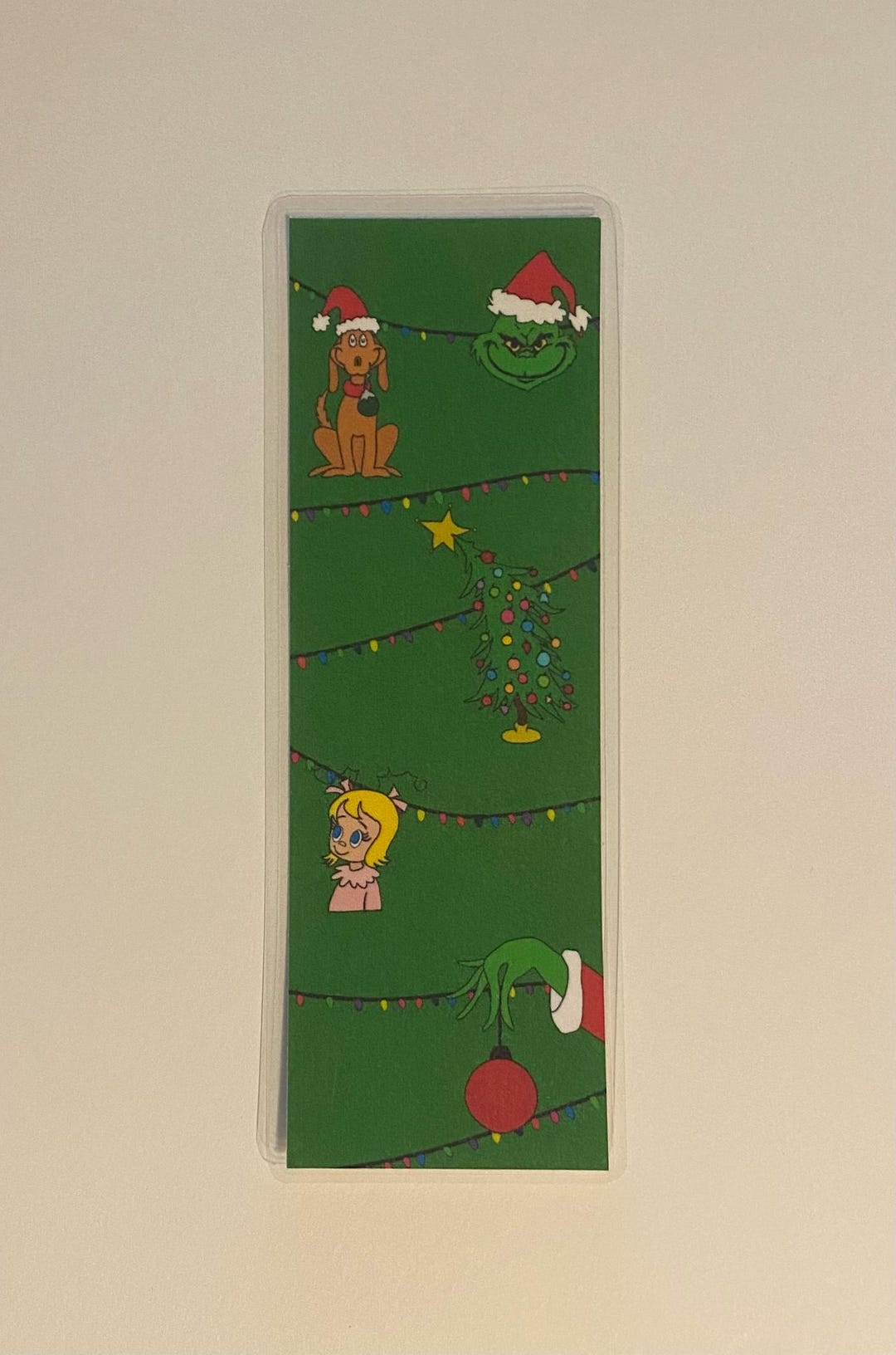 Grinch Bookmark - Etsy