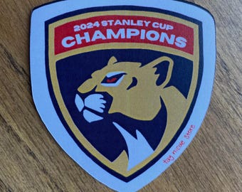 4 Inch 3D Printed NHL Florida Panthers Logo Shield Refrigerator Magnet ...