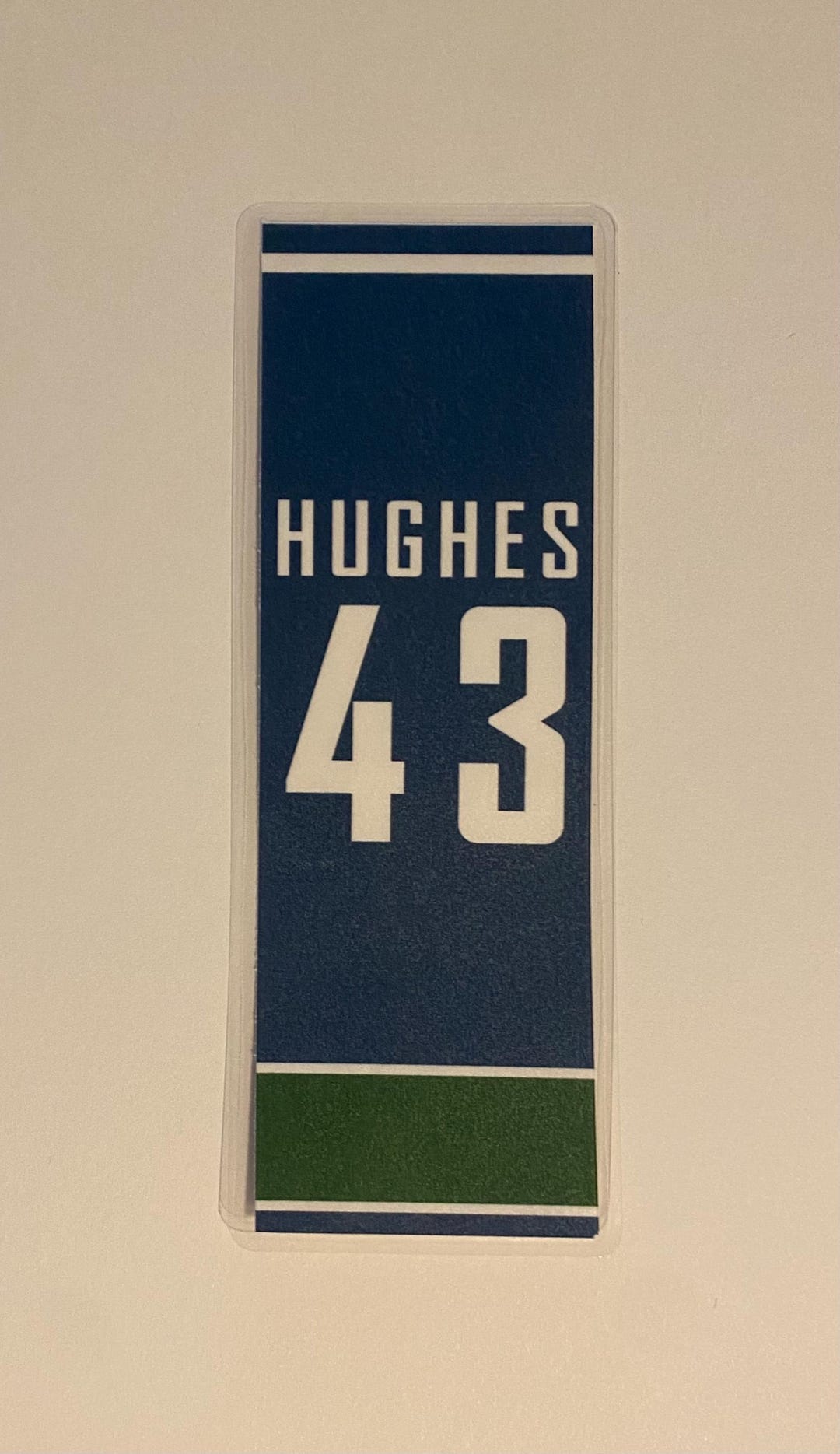 Quinn Hughes Bookmark - Etsy