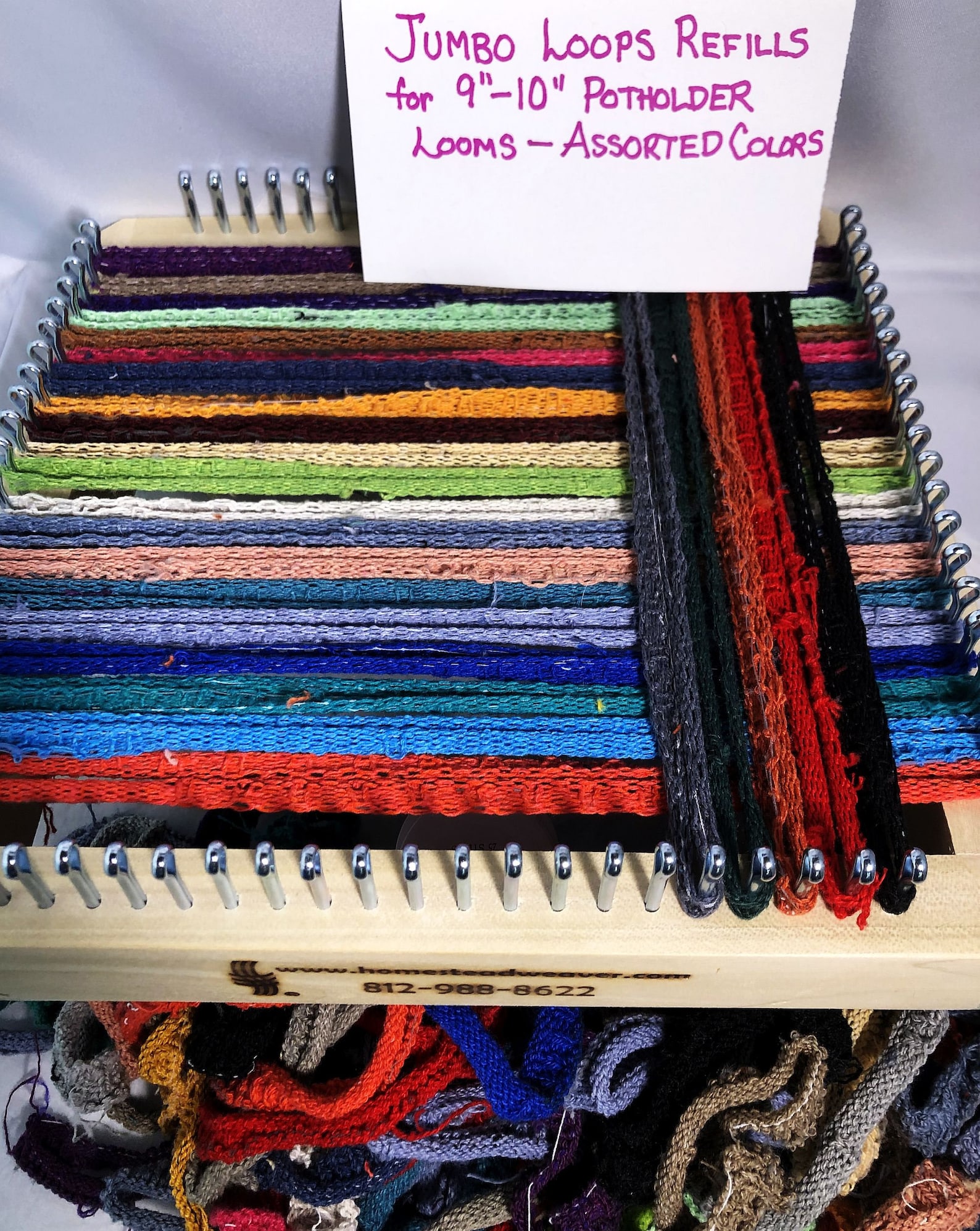 Large Sockloops Assorted Colors. Potholders Loopers Made in - Etsy