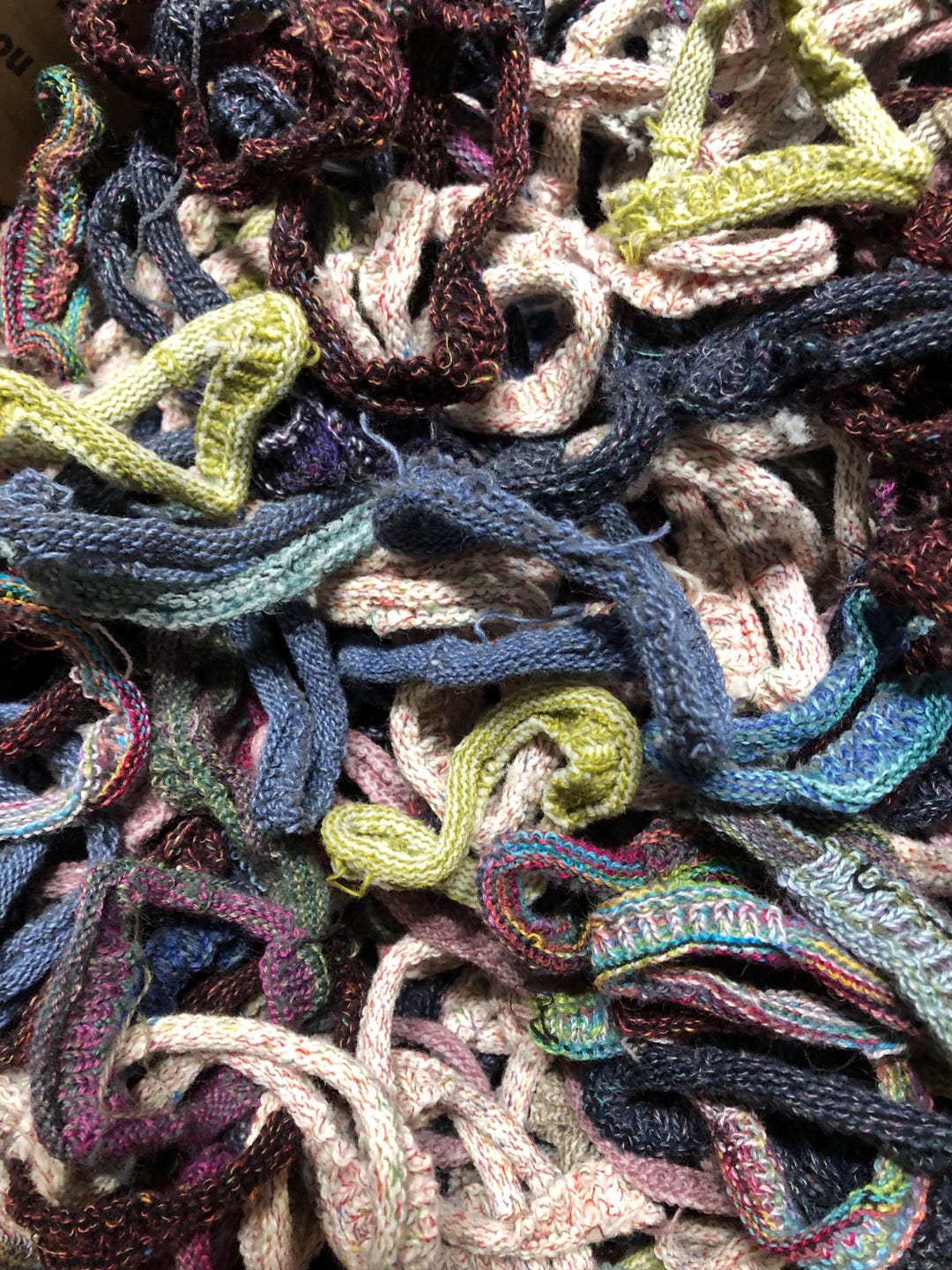 Alpaca-blend Sock Loops, Mixed Colors, Soft - 8 or 16 Oz., 400+ Loops ...